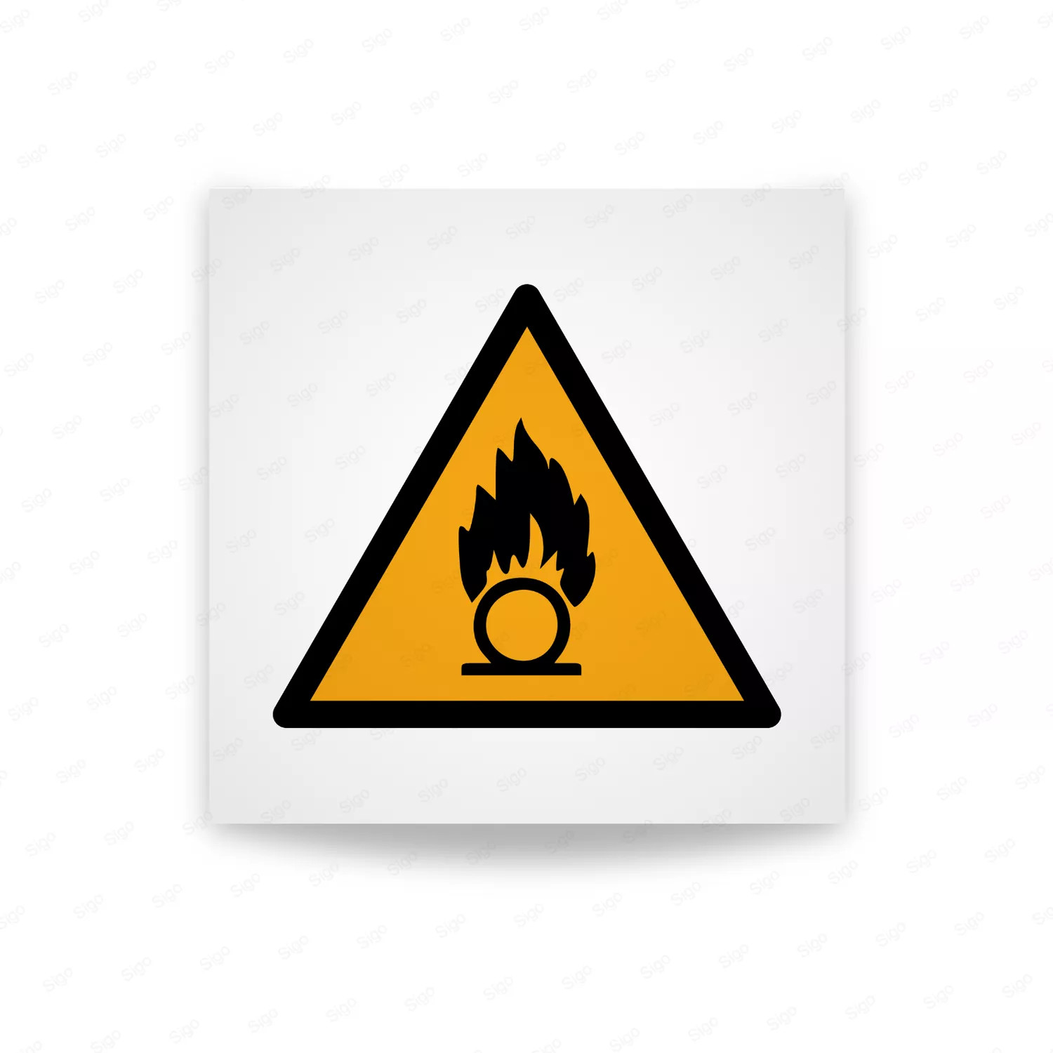 Rótulo Sustancias Inflamables... | SIGO