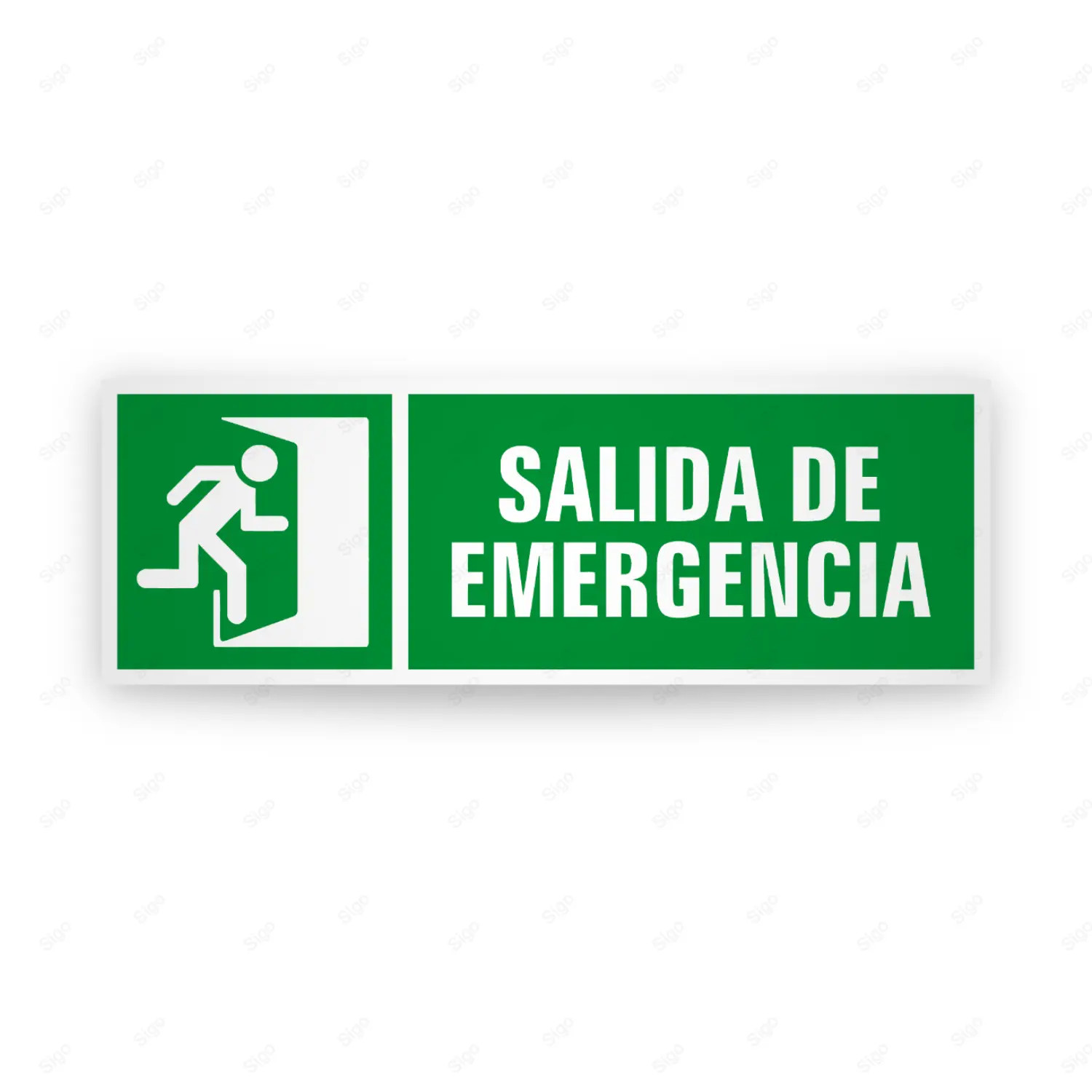 Rótulo de Ruta de Evacuación - Salida de Emergencia | SIGO
