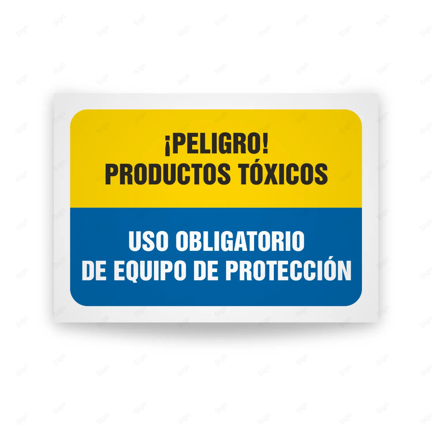 Señales Combinadas - Equipo Protección Obligatorio | SIGO