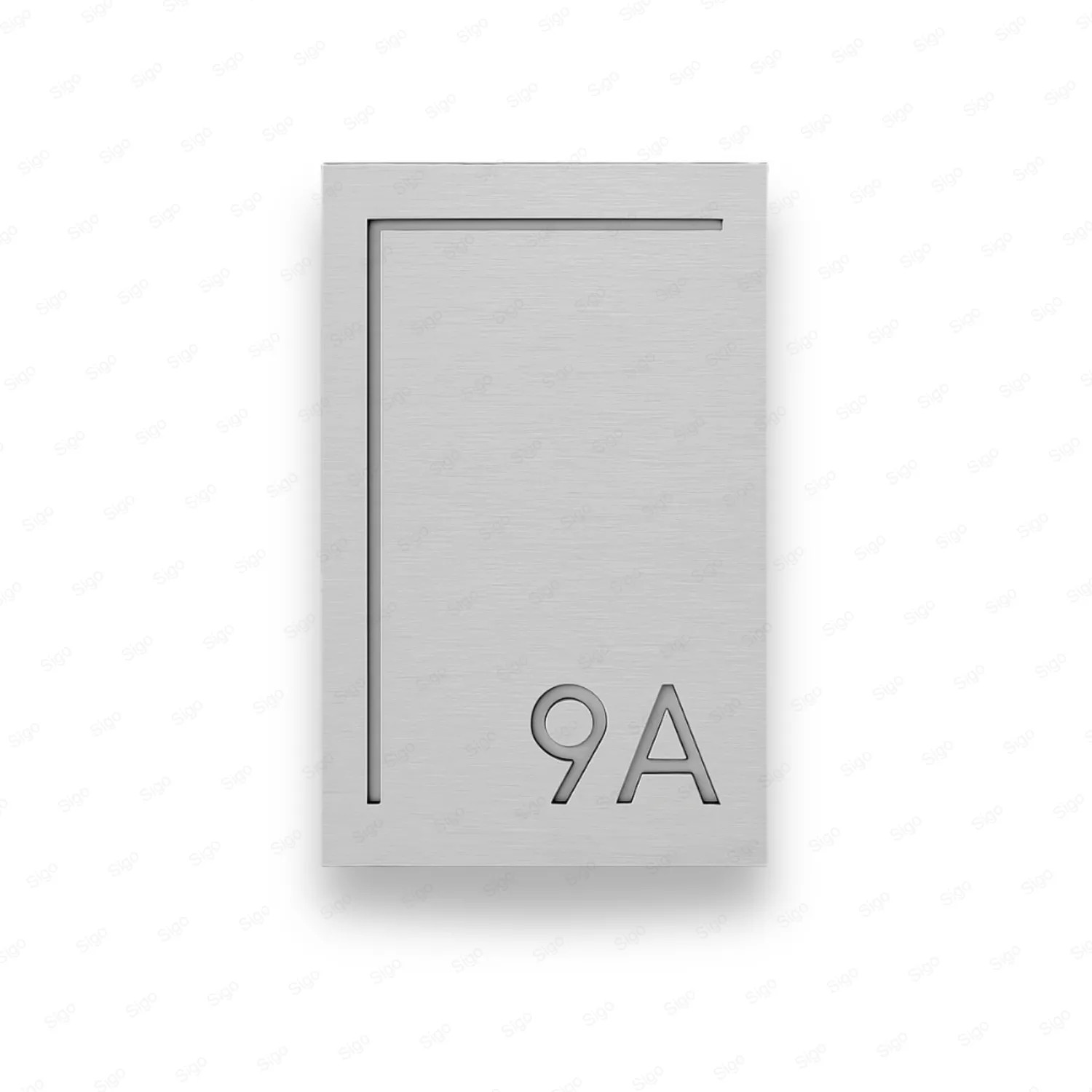 Rótulo Identif. Puerta Modelo 16 | SIGO