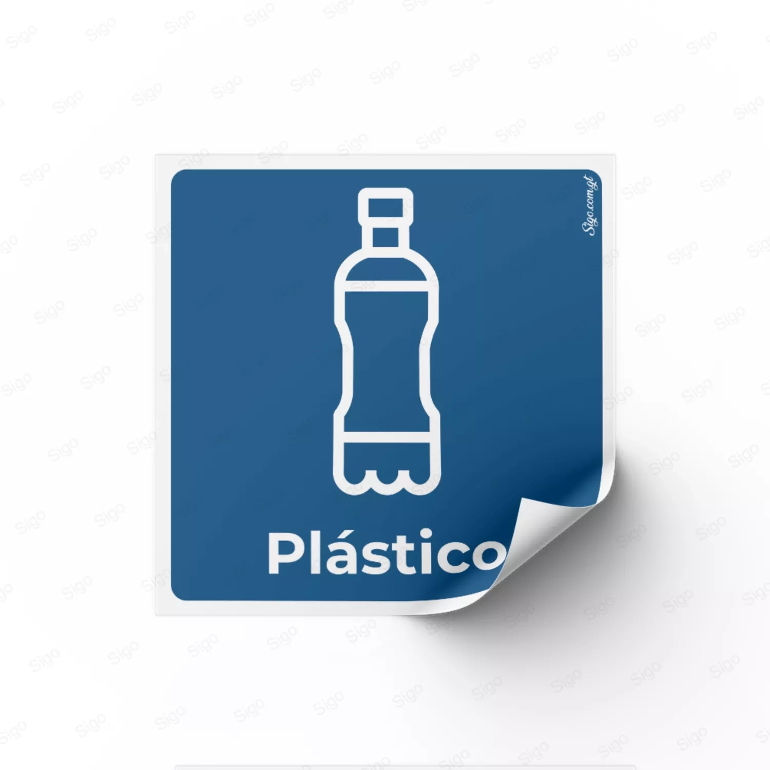 Rótulos de Reciclaje - Sticker Reciclaje de Plástico | SIGO