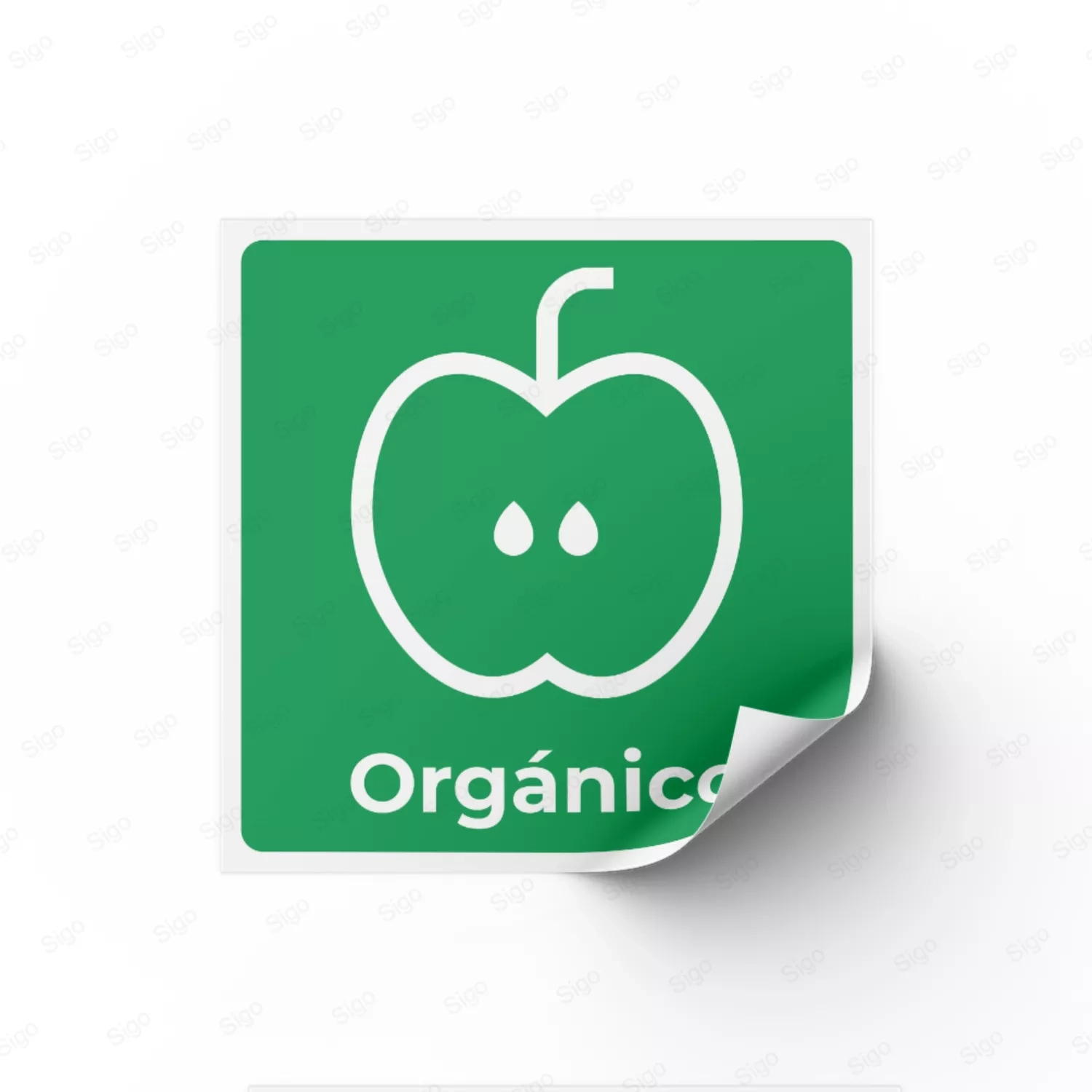 Rótulos de Reciclaje - Sticker Desechos Orgánico | SIGO
