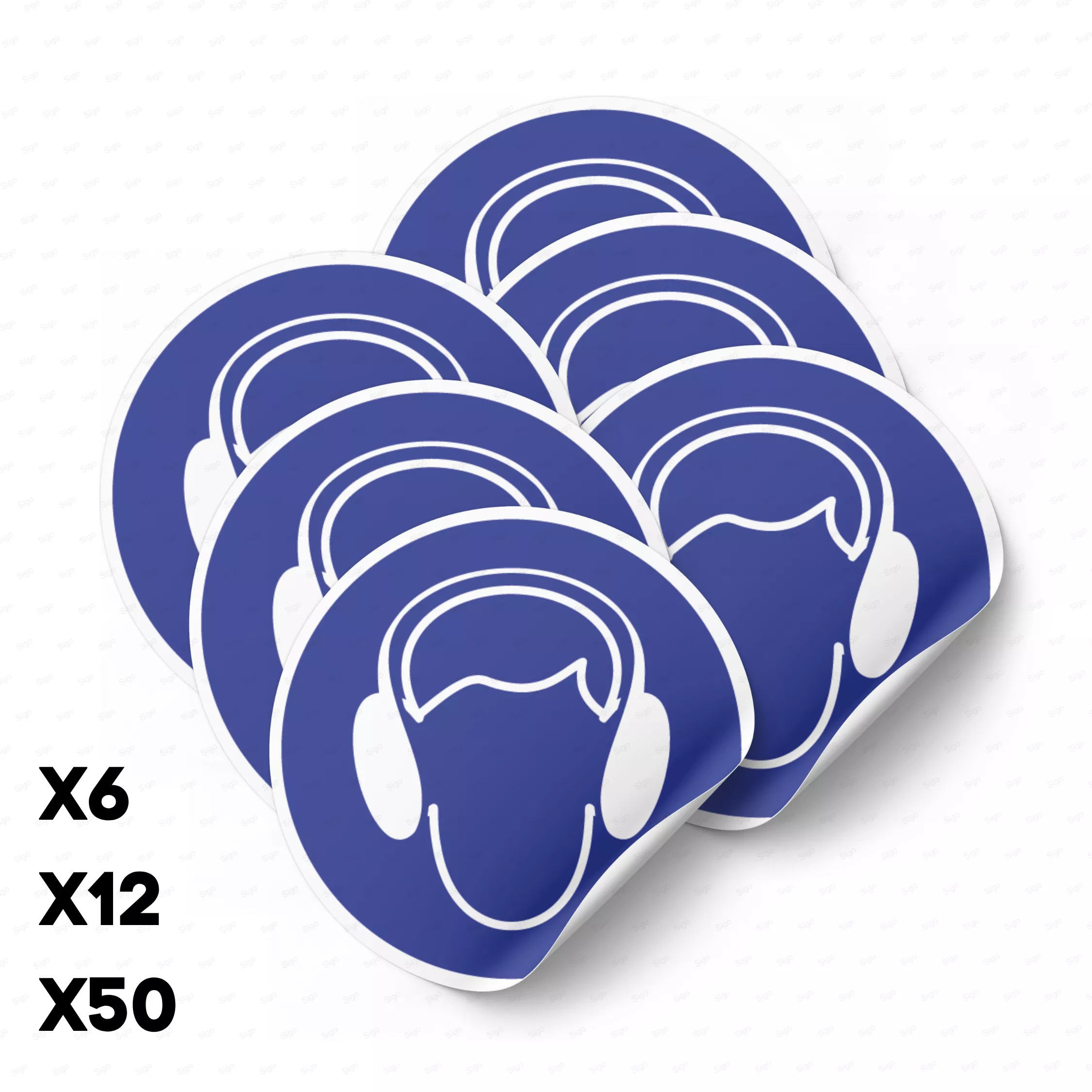 Calcomanía Use Protección Auditiva... | SIGO