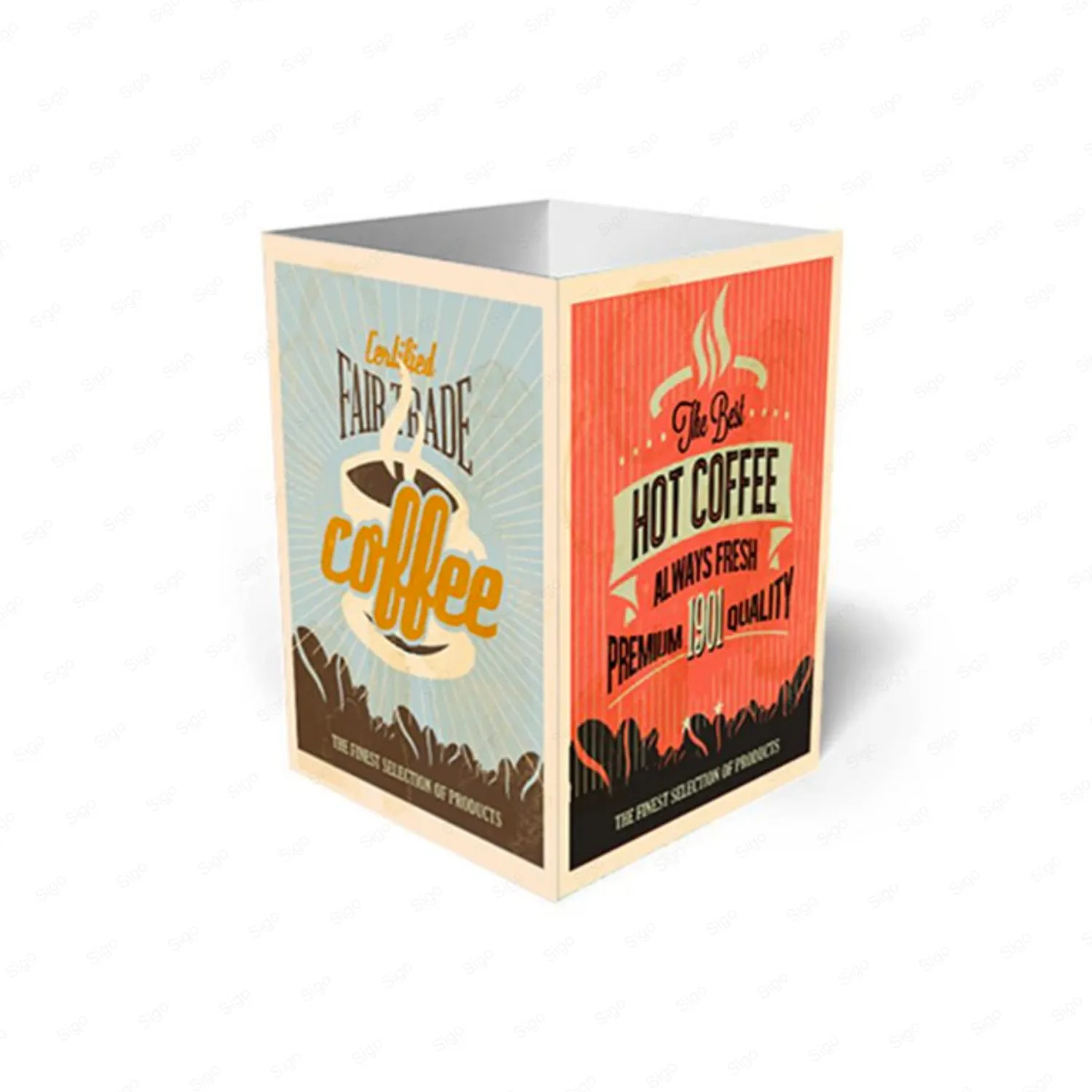 Hablador de Mesa Cuatriptíco| Material POP
